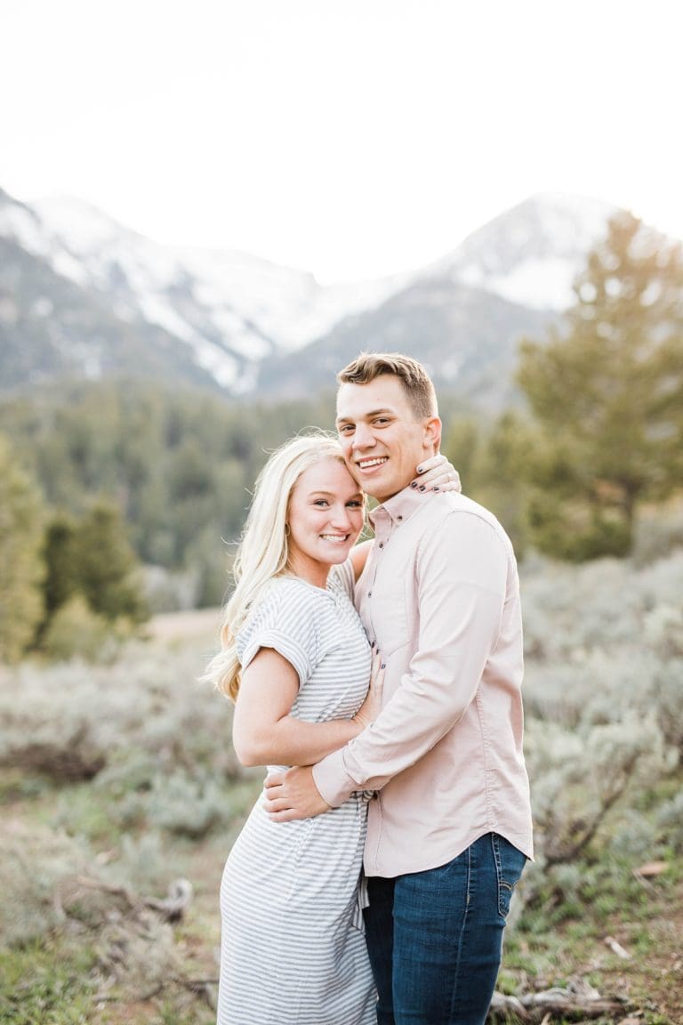 Summer Engagement Session at Tibble Fork Reservoir || American Fork ...