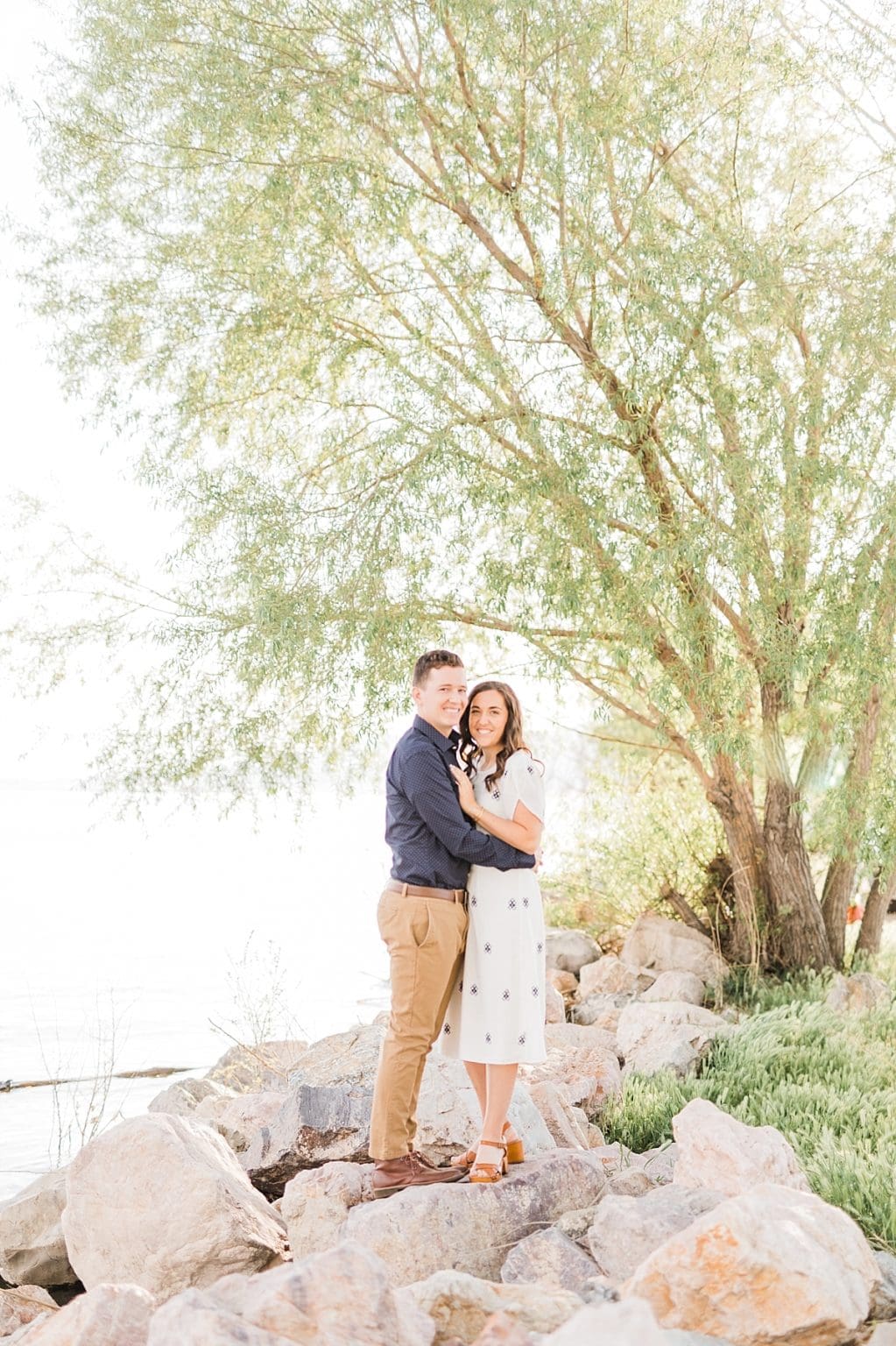 Enchanted Engagement Session at Utah Lake || Provo, Utah - Tasha Rose