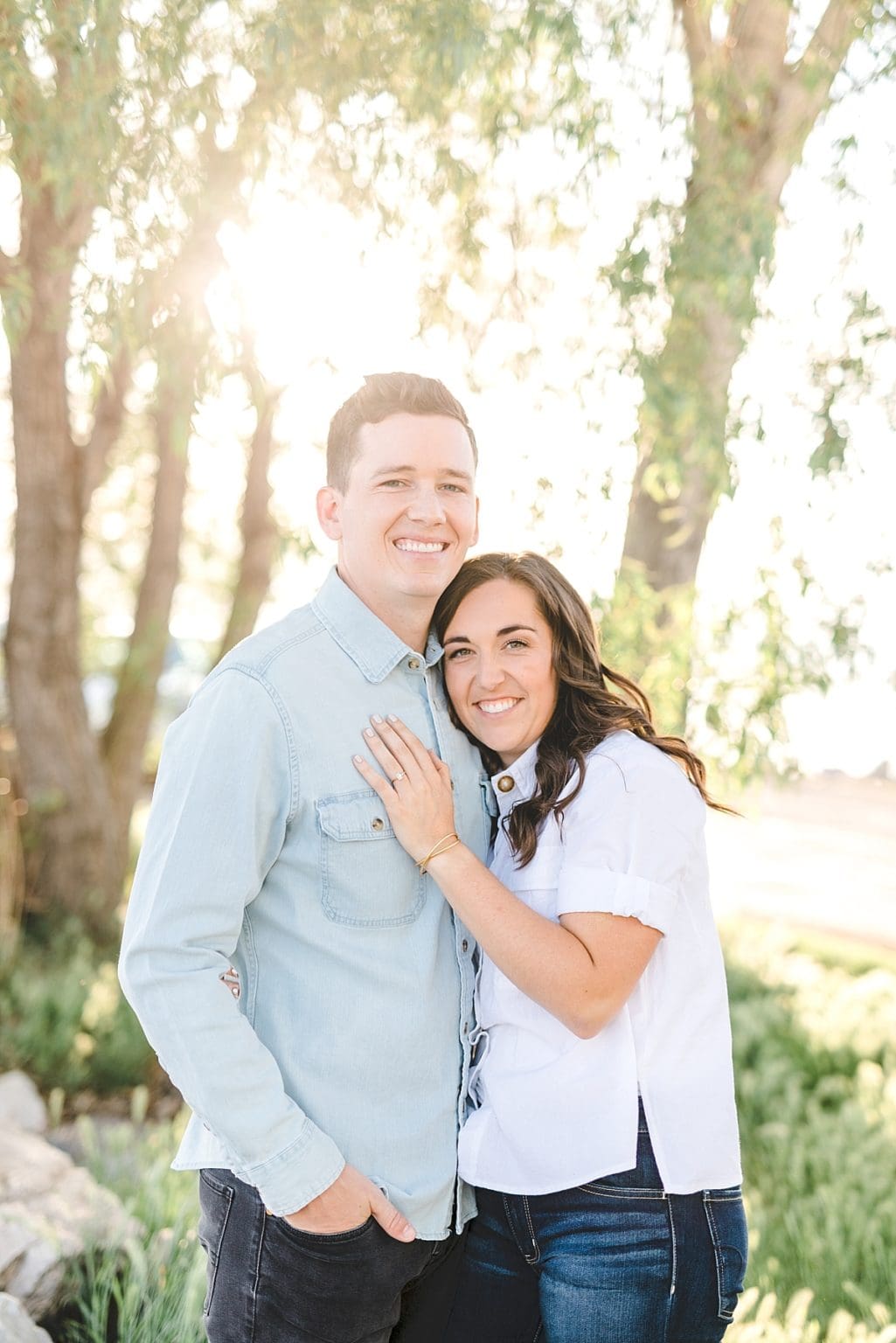 Enchanted Engagement Session at Utah Lake || Provo, Utah - Tasha Rose