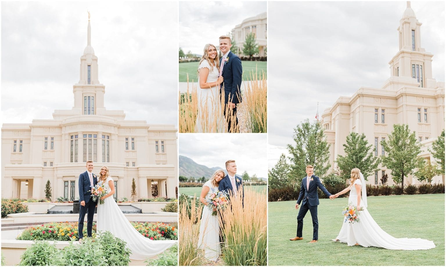Bridal Photo Session & Gorgeous Payson Temple Wedding | The Selanders ...